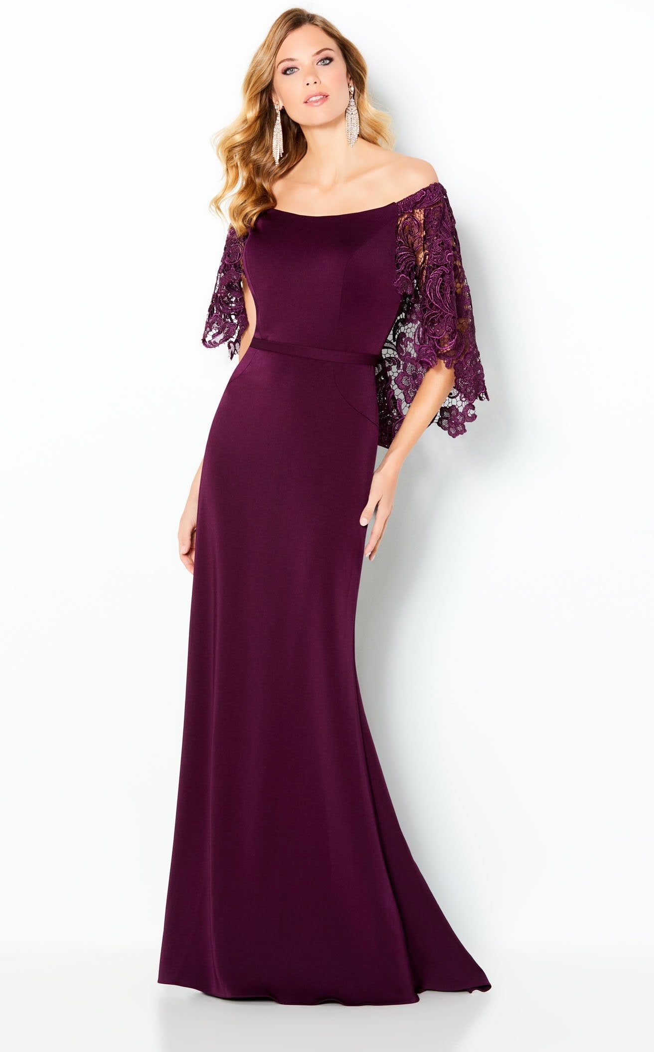 Long Eggplant Dresses