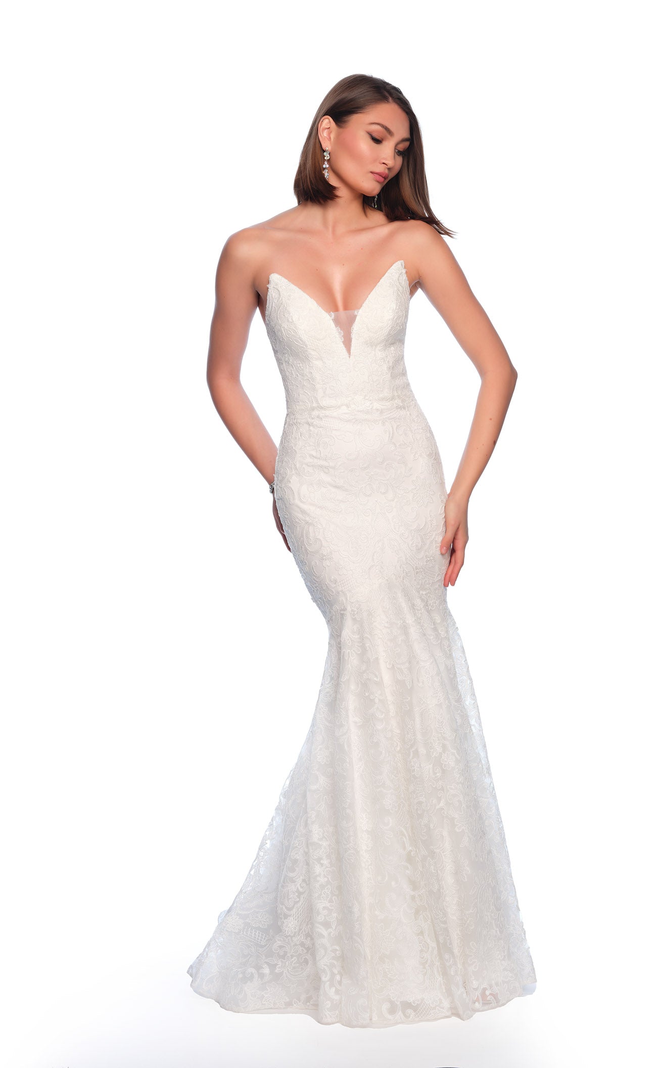 Dave and Johnny 11165 Bridal Dress | NewYorkDress.com